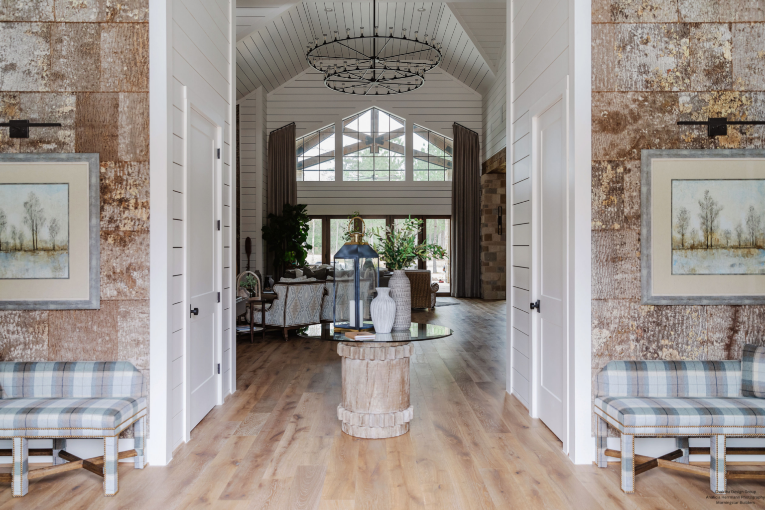 Interior Poplar Tree Bark Siding Design | Barkclad