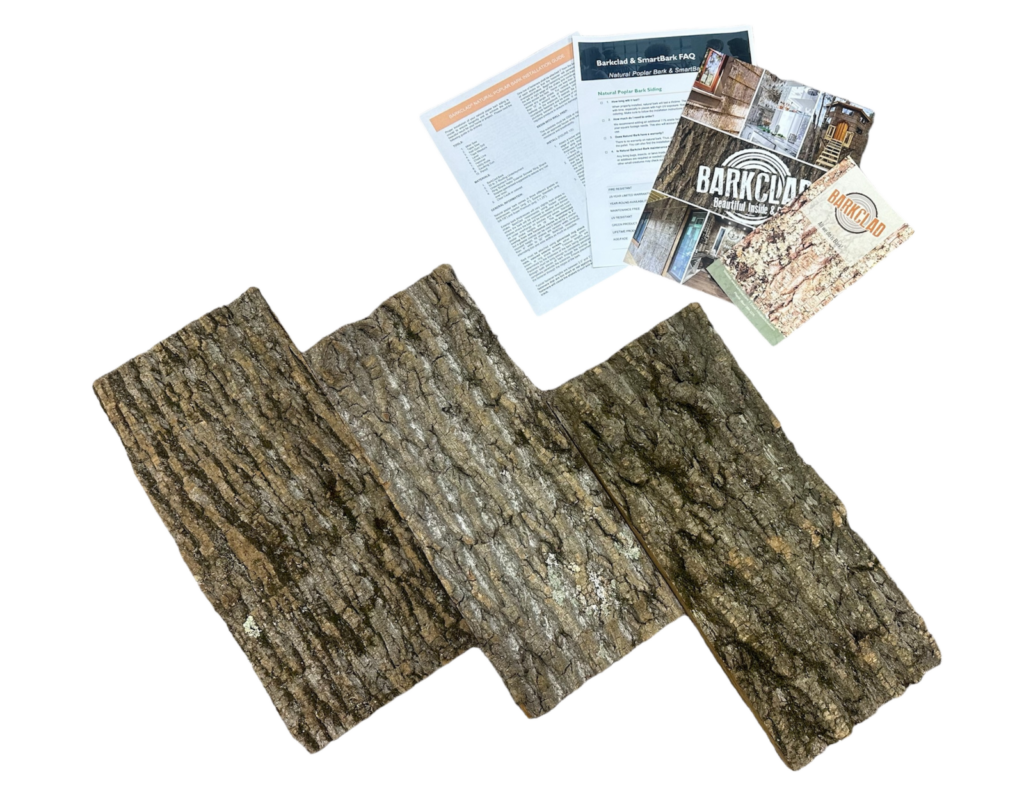 Natural Poplar Bark Siding | Barkclad Poplar Bark Siding